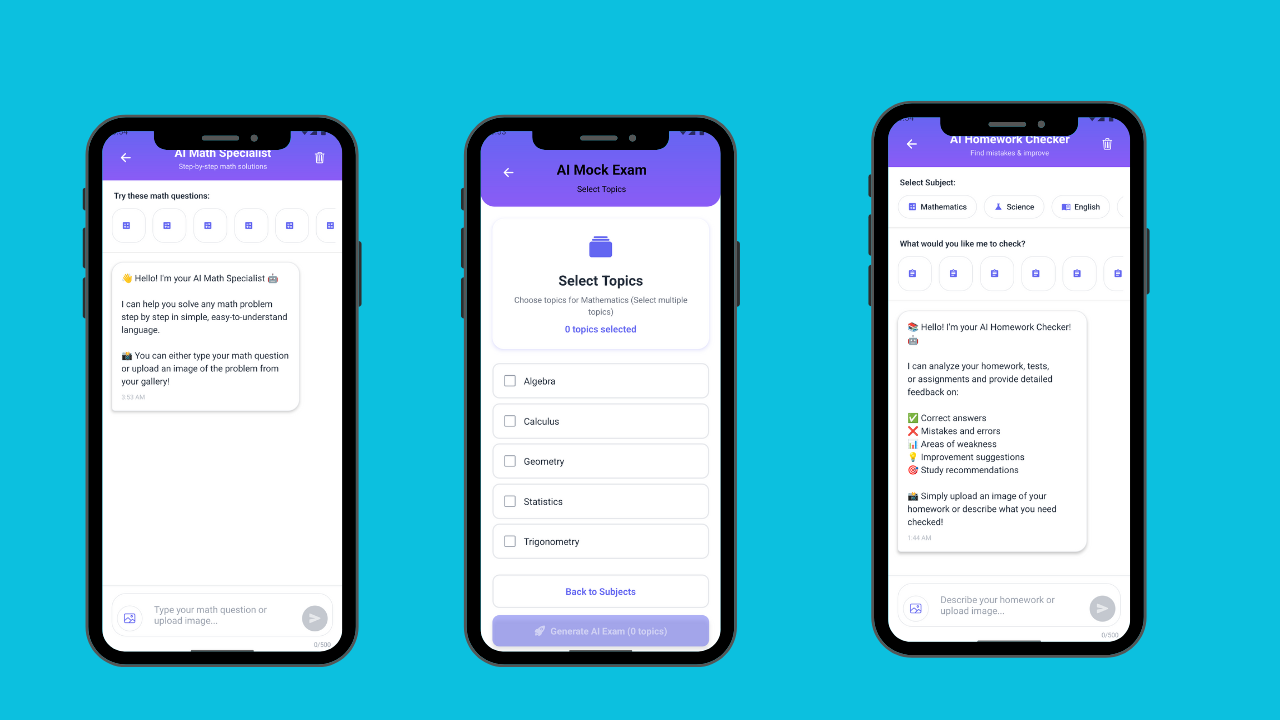 Learnify – AI Homework Assistant (Android & iOS) by AIHub | CodeCanyon